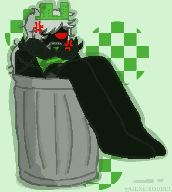 1x1x1x1 angry in a trash - ibisPaint