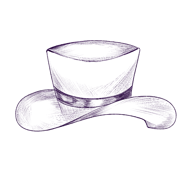 gentleman's top hat - ibisPaint