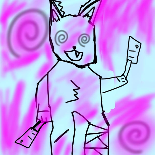 psycho cat TW blood - ibisPaint