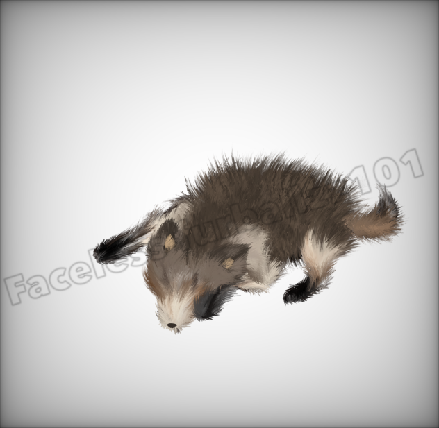 Doggo fur ball (quick sketch) - ibisPaint