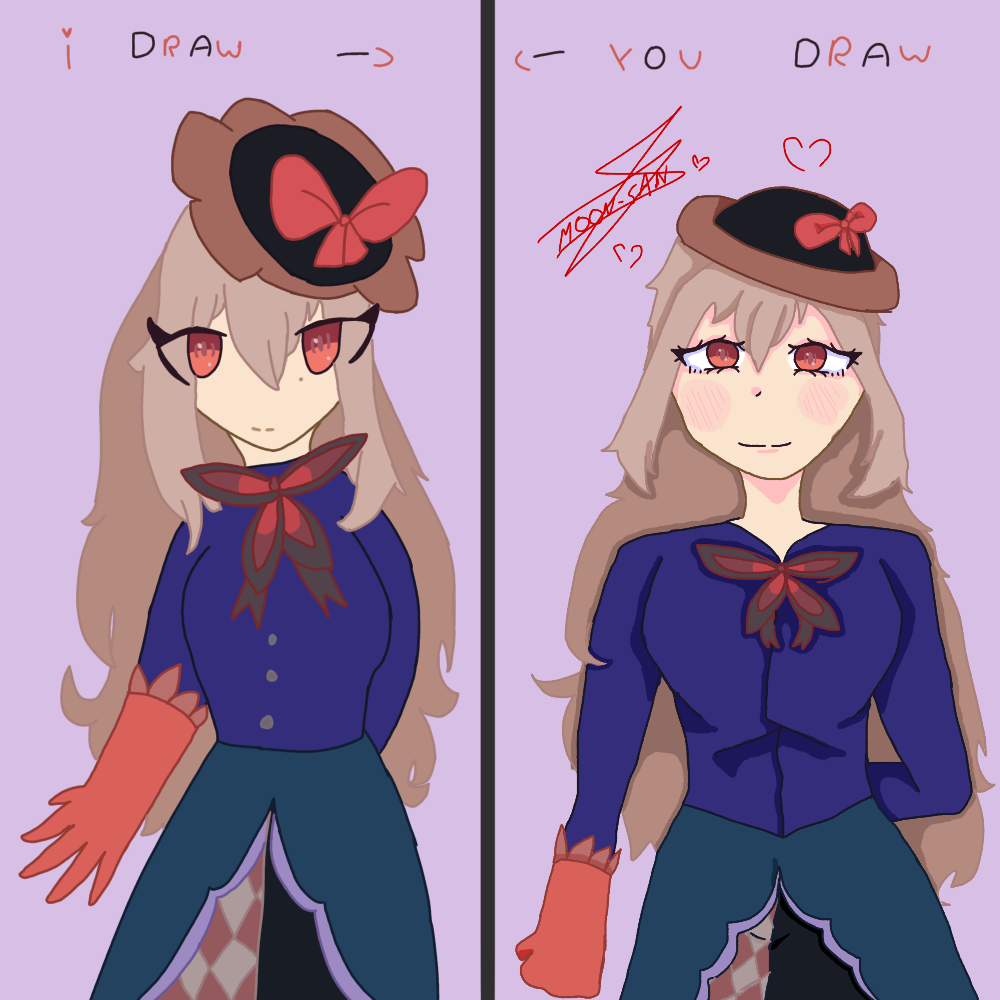I draw you draw challenge - ibisPaint