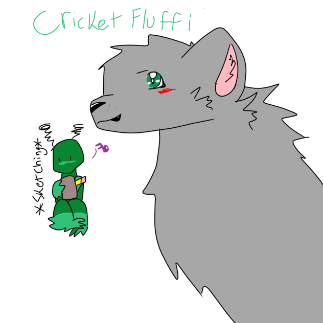 i drew cricket fluffi lol - ibisPaint