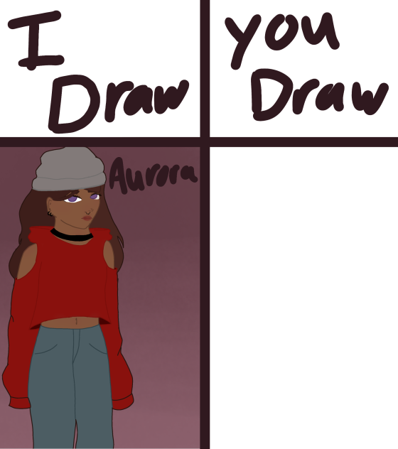 Idraw youdraw (her name is Aurora) - ibisPaint