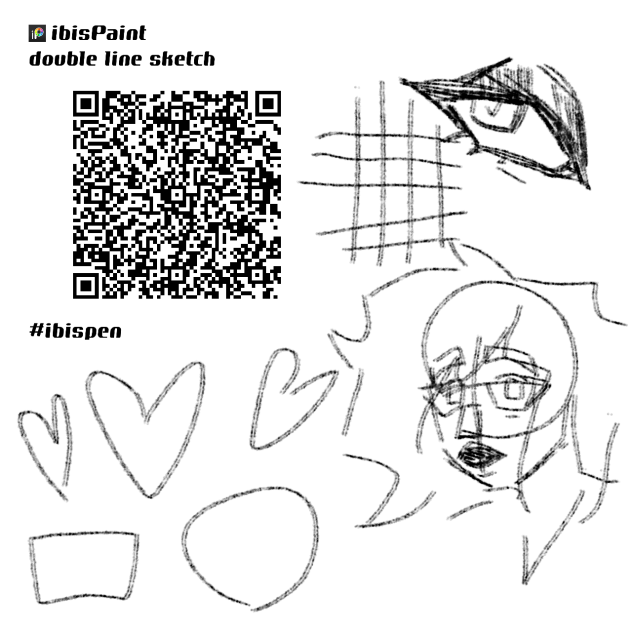 double line sketch - ibisPaint