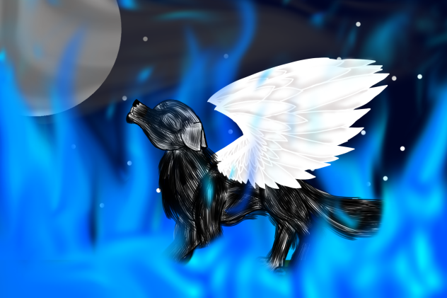 Blue Fire - ibisPaint