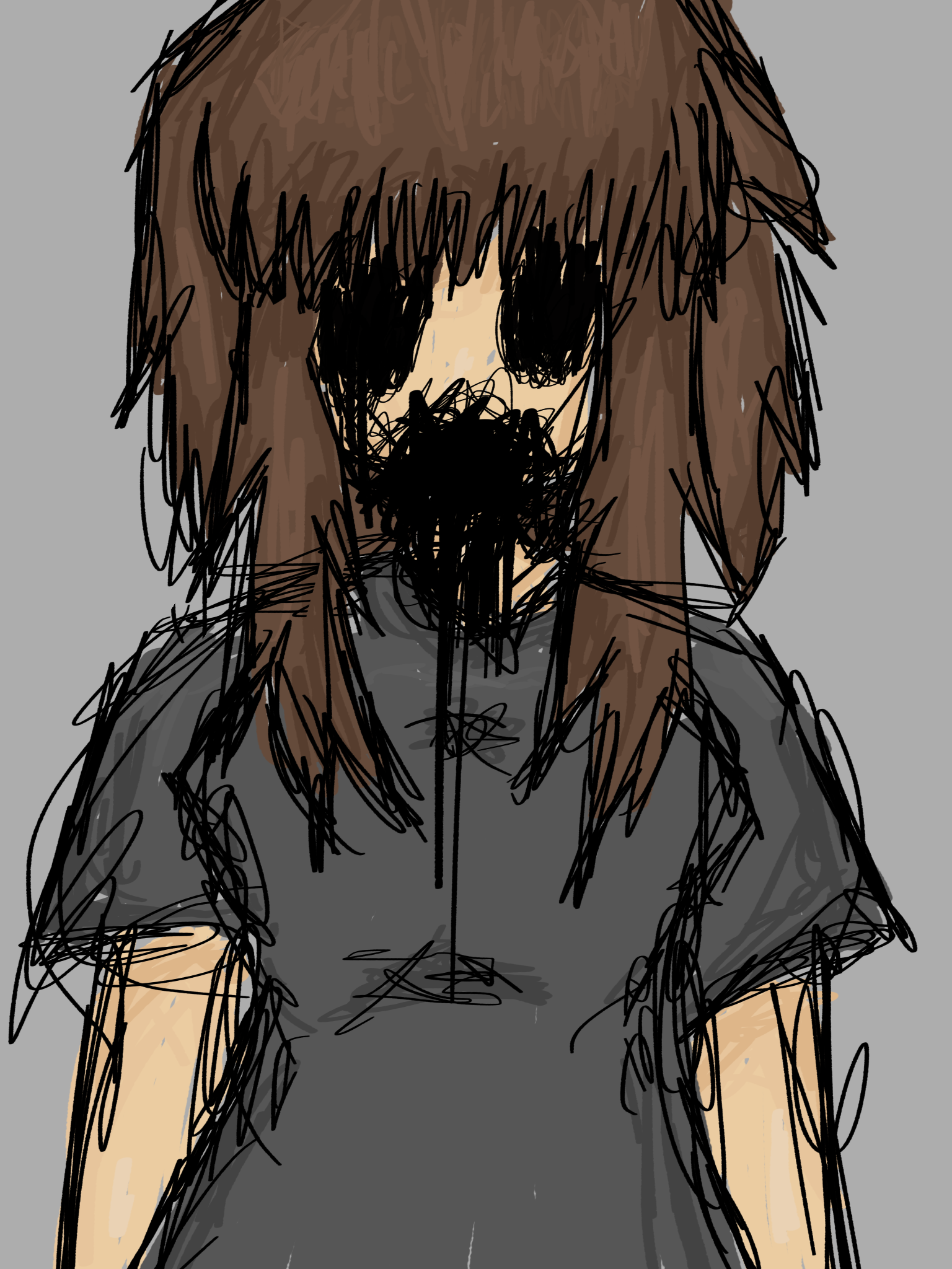 I refuse to look at myself - ibisPaint