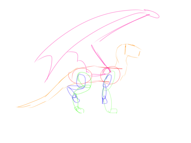 Canyon walk cycle - ibisPaint