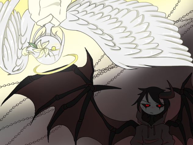 Angel & Demon （反転ver） - ibisPaint