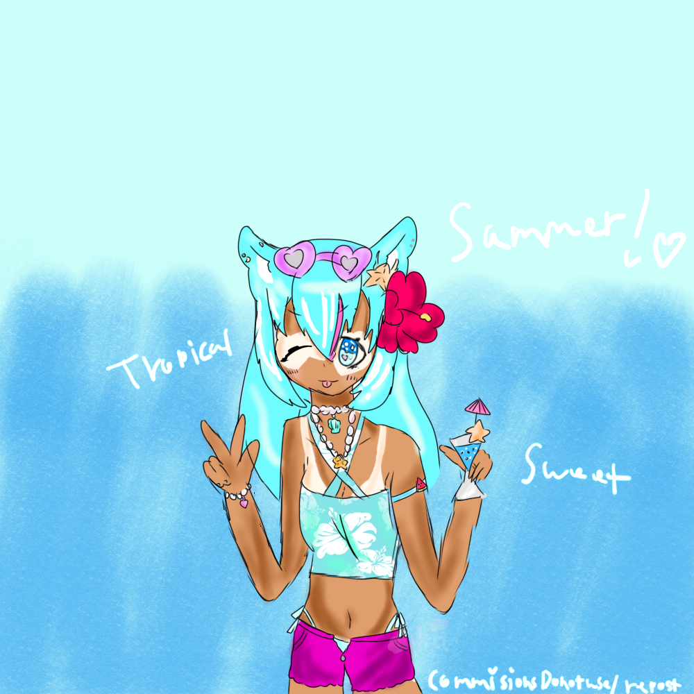 Summer!🩵 - ibisPaint