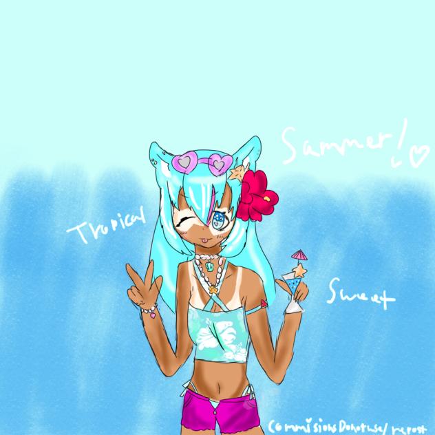 Summer!🩵 - ibisPaint