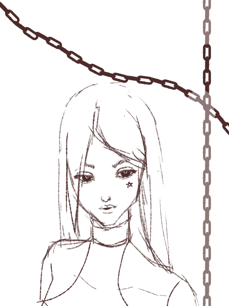 chain girl - ibisPaint
