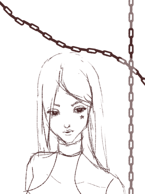 chain girl - ibisPaint