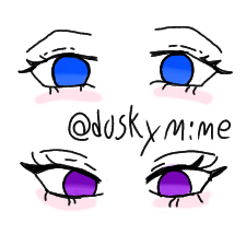 just pair of eyes - ibisPaint
