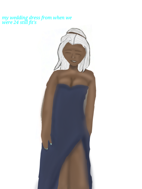 the wedding dress - ibisPaint