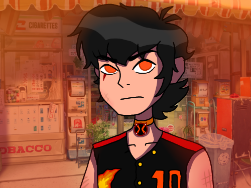 Volcano Ben ,Fire Power - ibisPaint