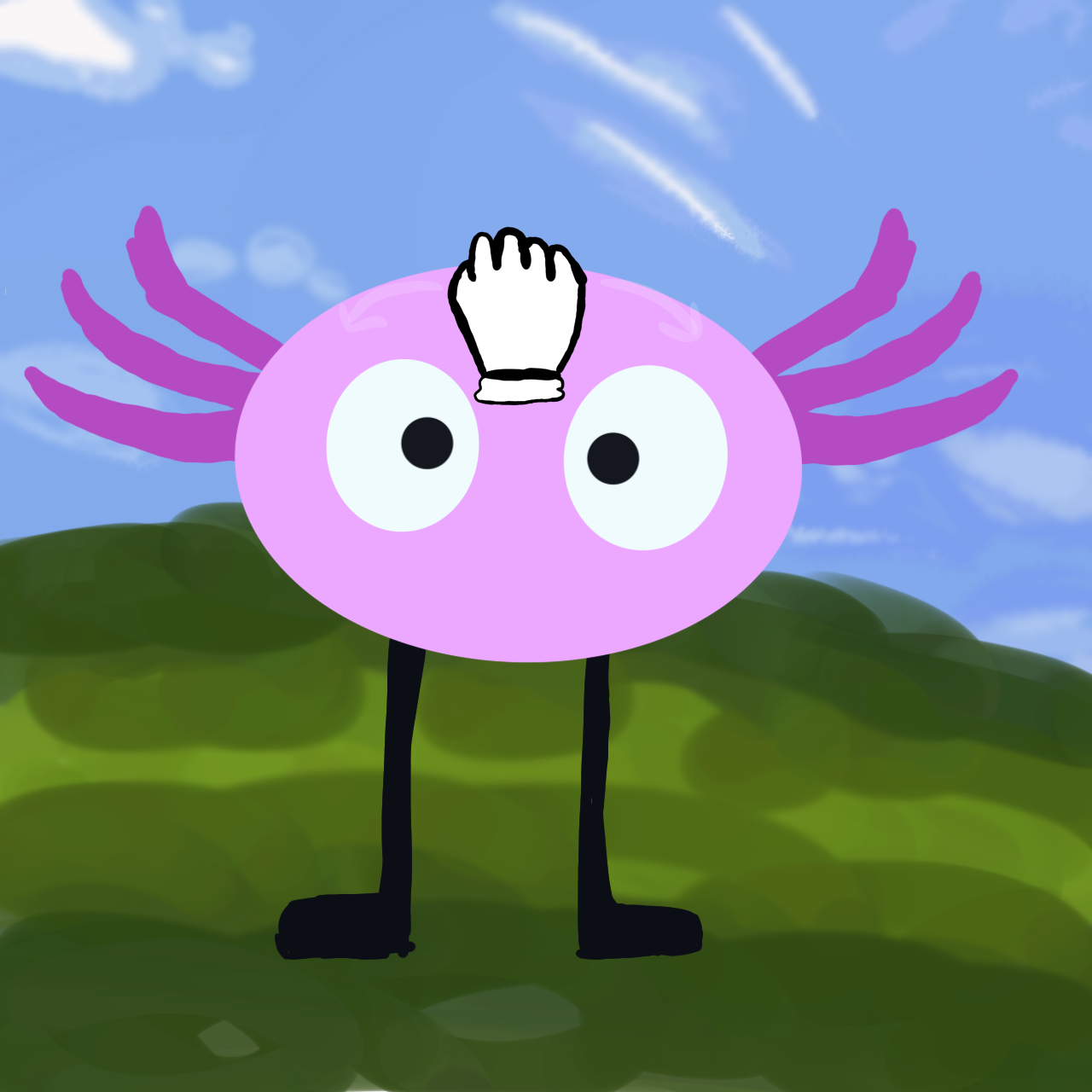 you give kinito head pats - ibisPaint