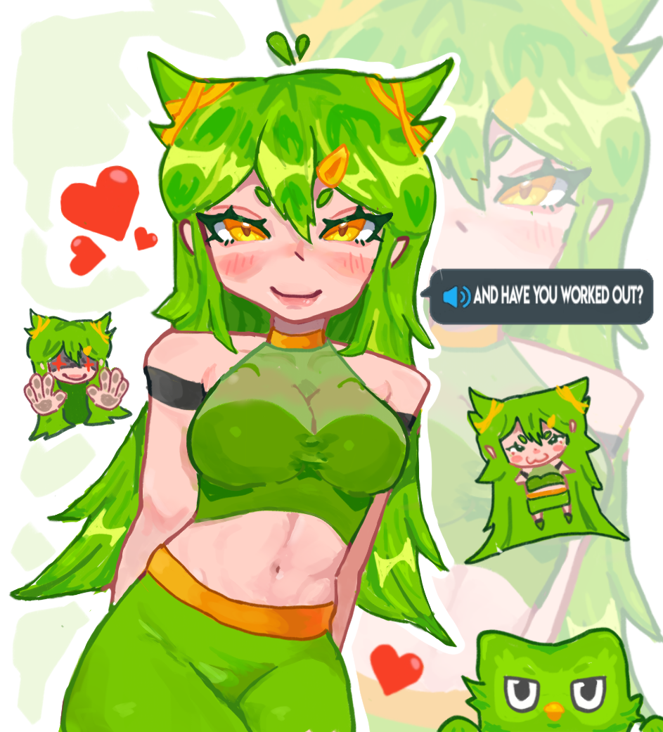 Humanization duolingo))) - ibisPaint