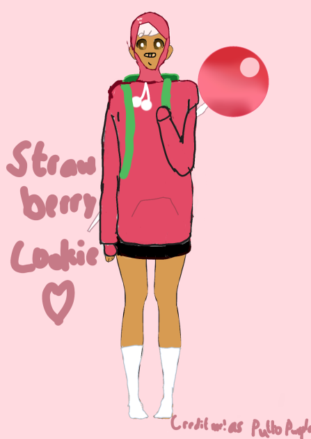 strawberry cookie - ibisPaint