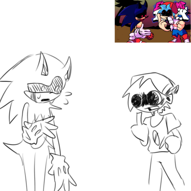 落書き breaking point sonic exe bf((好きなMOD - ibisPaint