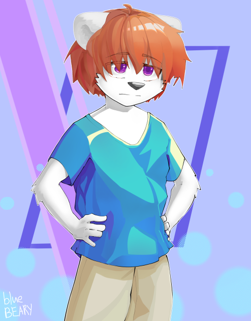 Fursona drawing - ibisPaint