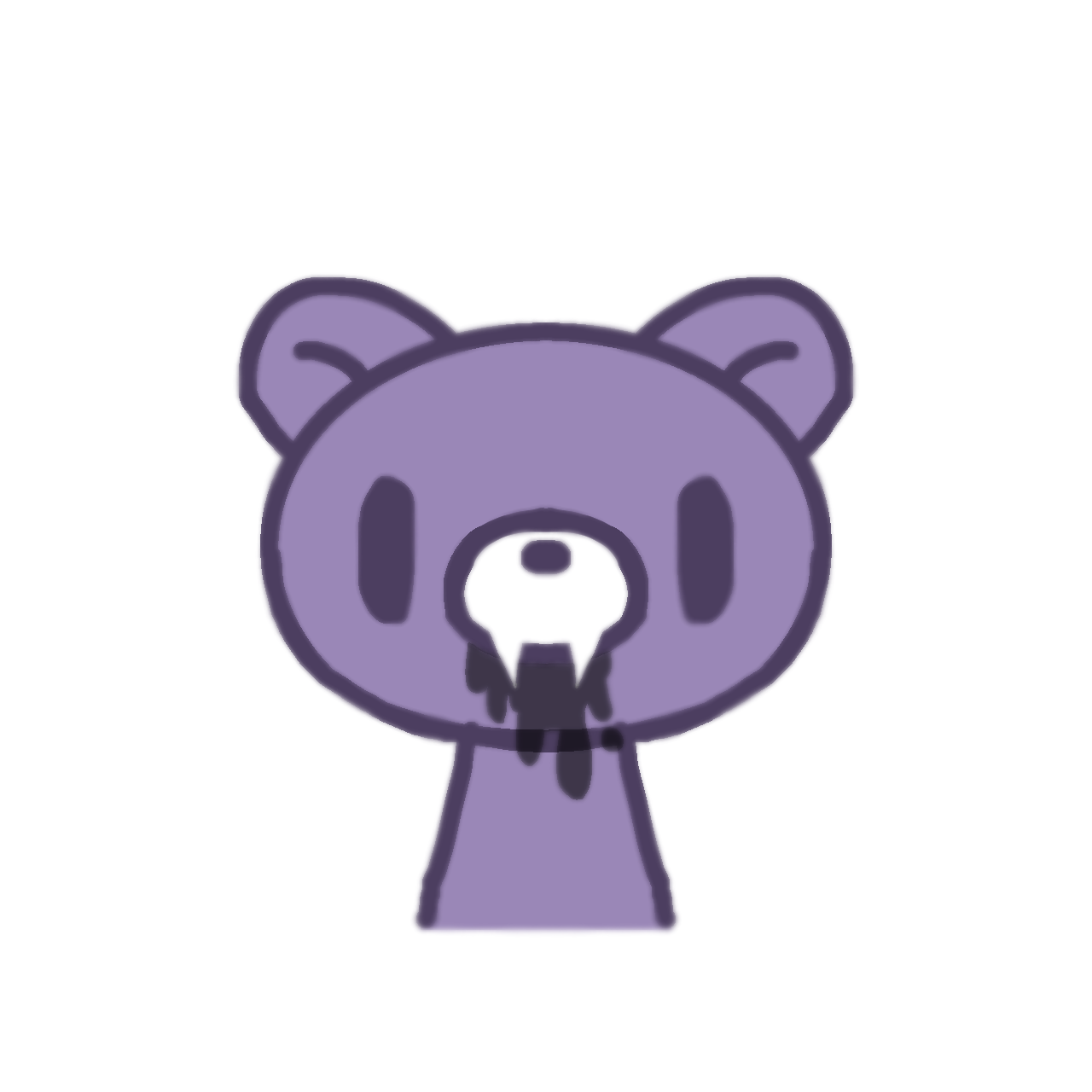 Purple vamp gloomy bear - ibisPaint