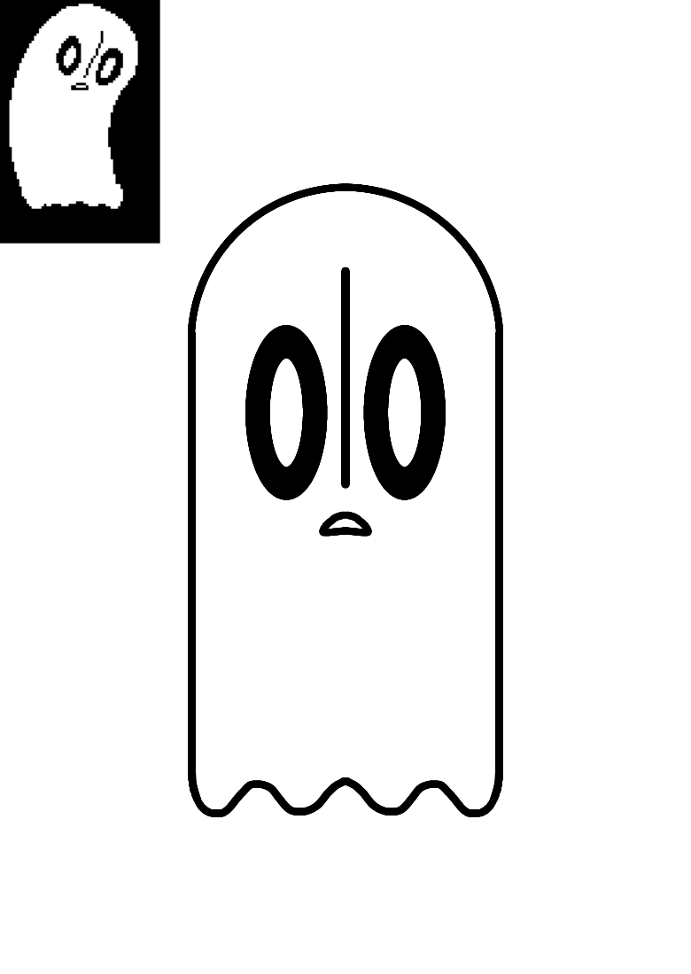 Undertale Napstablook - ibisPaint