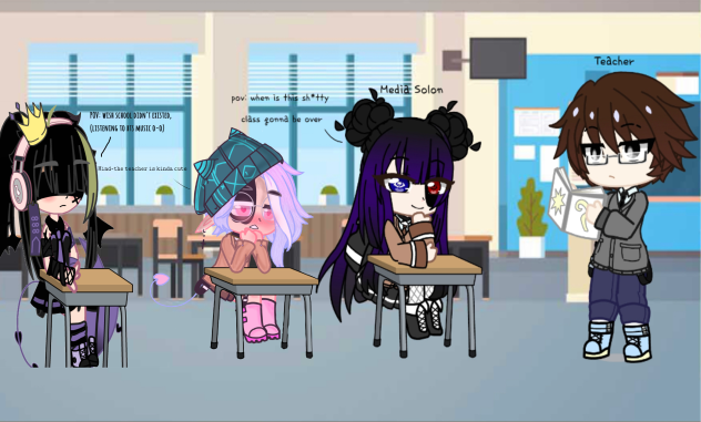 School w friends collab - ibisPaint