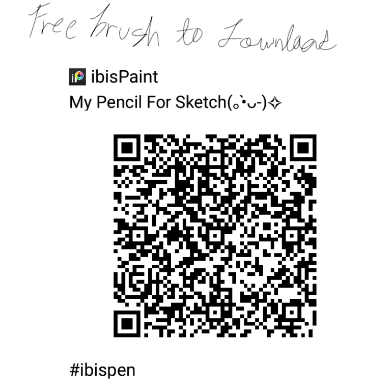 Free Brush to download- Sketch 1 - ibisPaint