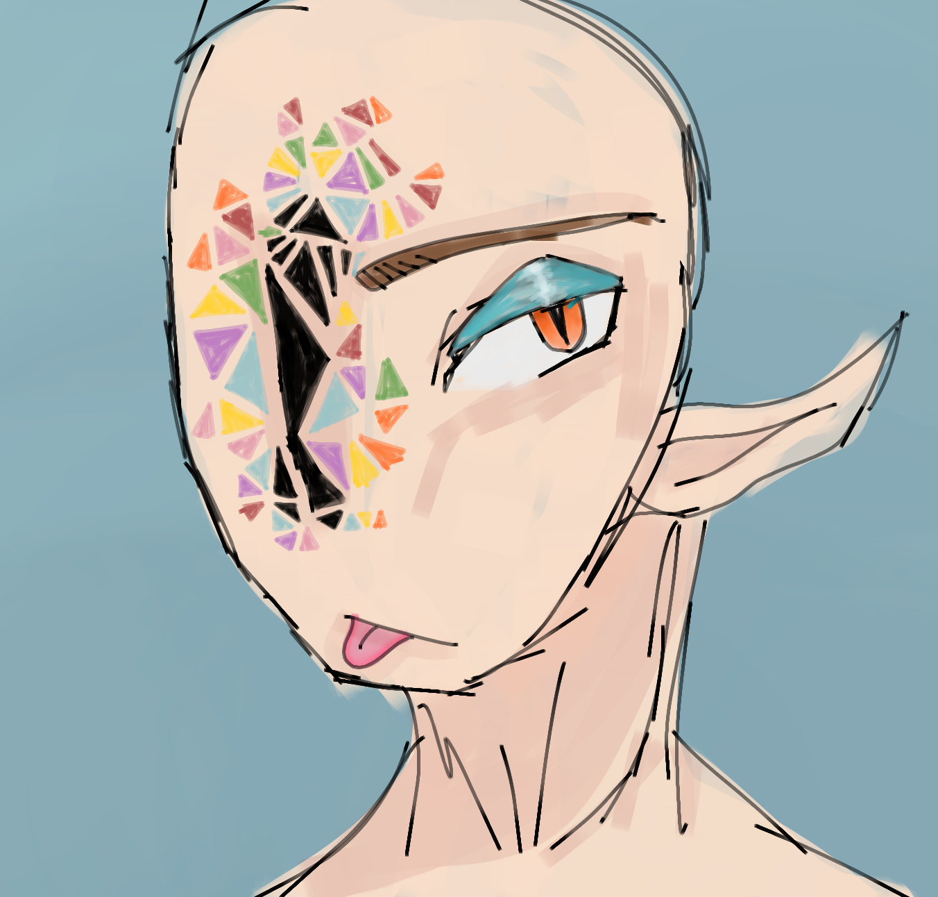 Geode. This took me hours - ibisPaint