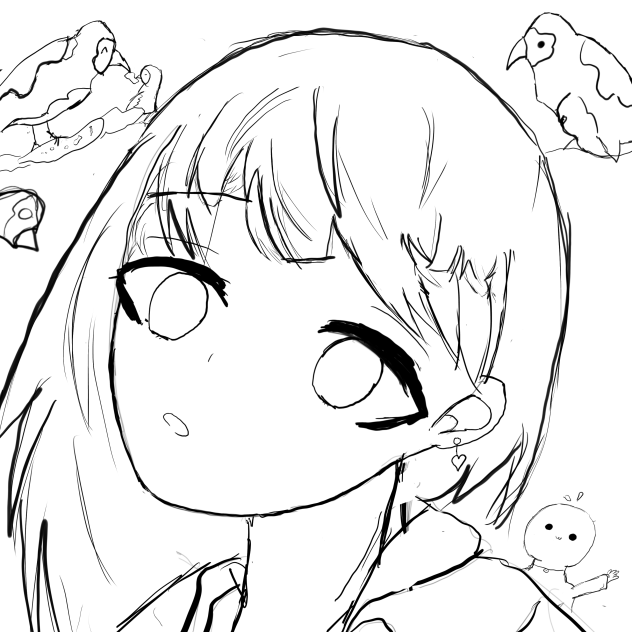 FA for the 3rd place artist not colored - ibisPaint