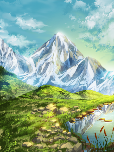 Mountain🏔⛰ - ibisPaint