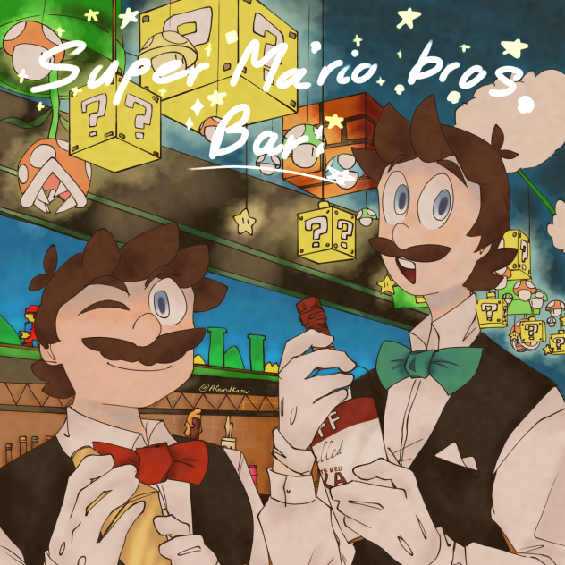 Super Mario Bros bar - ibisPaint