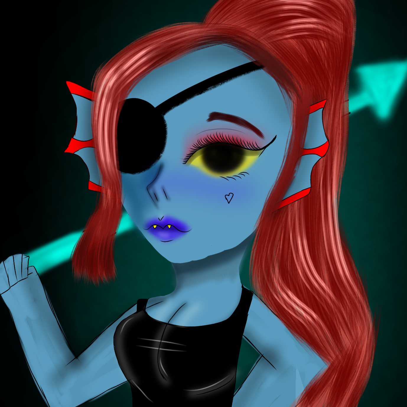 Undyne💚 - ibisPaint
