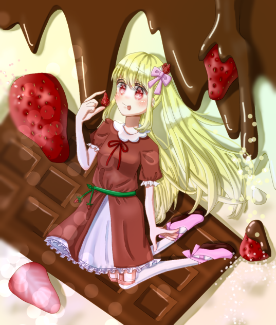 Strawberry chocolate - ibisPaint