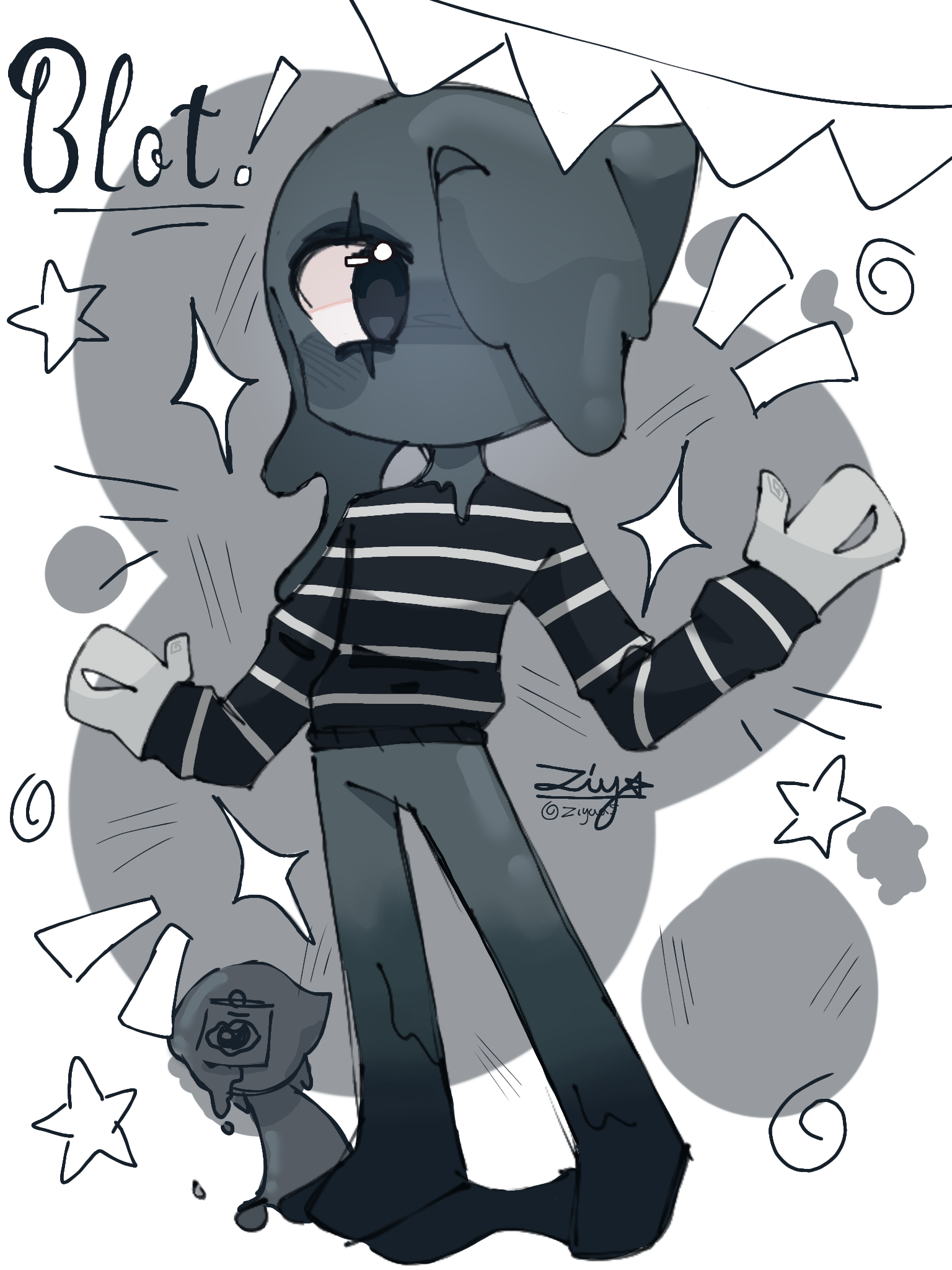 Blot The Mime! - ibisPaint