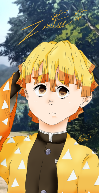 Zenitsu Fanart - ibisPaint