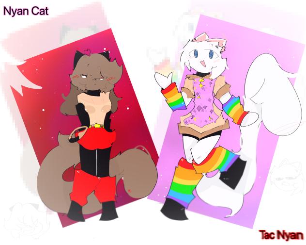 🧇🔥 『 Tac Nyan and Nyan Cat !!! 』 🌈 🍞 - ibisPaint