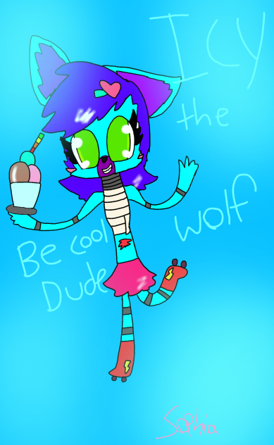 Icy the wolf - ibisPaint
