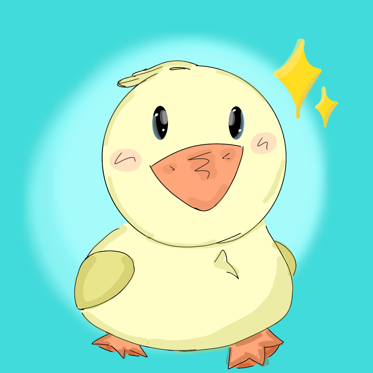 I'm a duck - ibisPaint