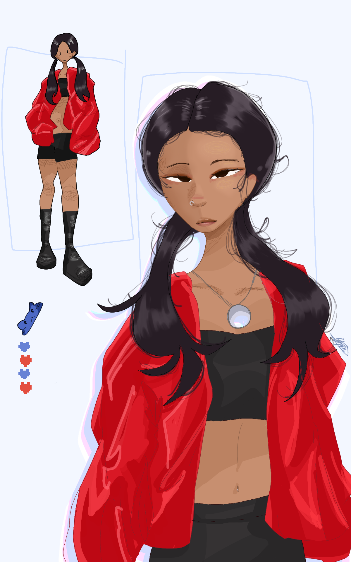 The lady in Marc Jacobs boot - ibisPaint