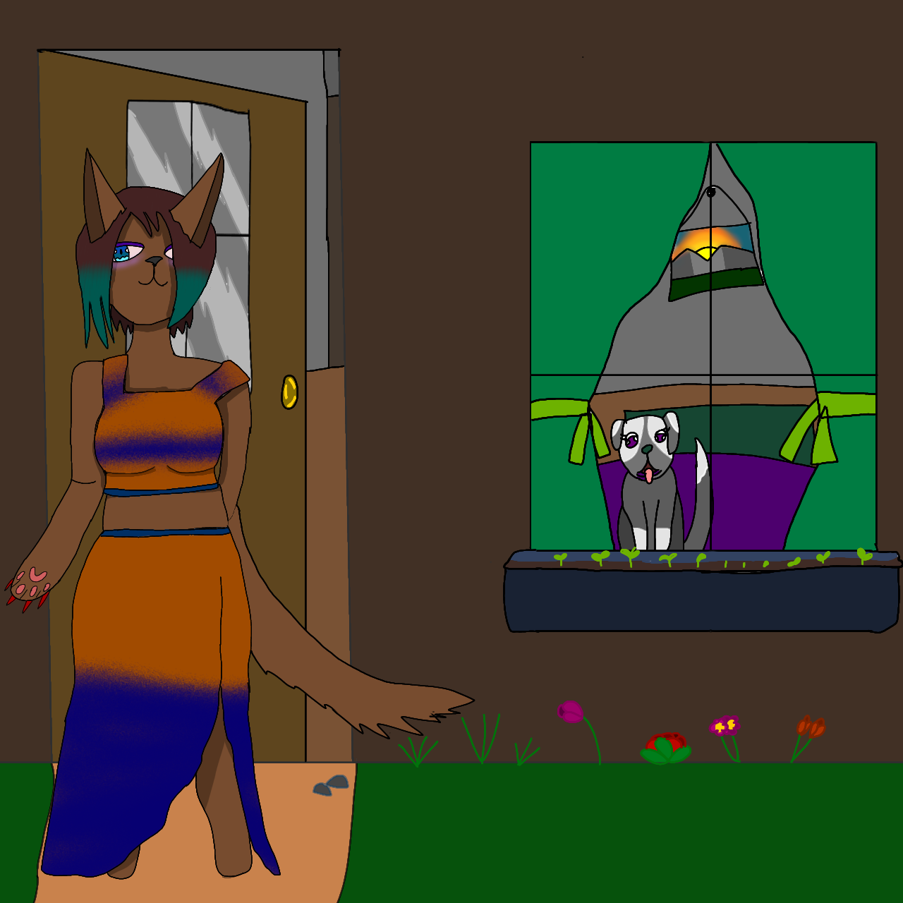 Fluffy's home - ibisPaint