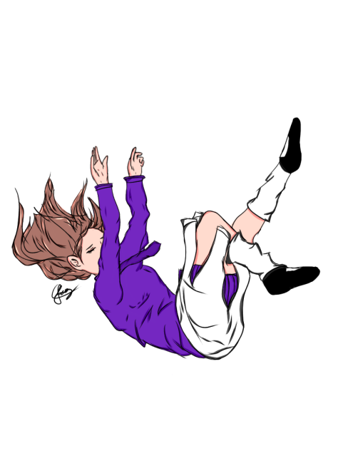 Falling girl - ibisPaint