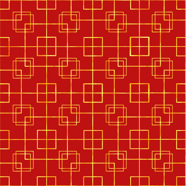 Chinese square pattern red - ibisPaint