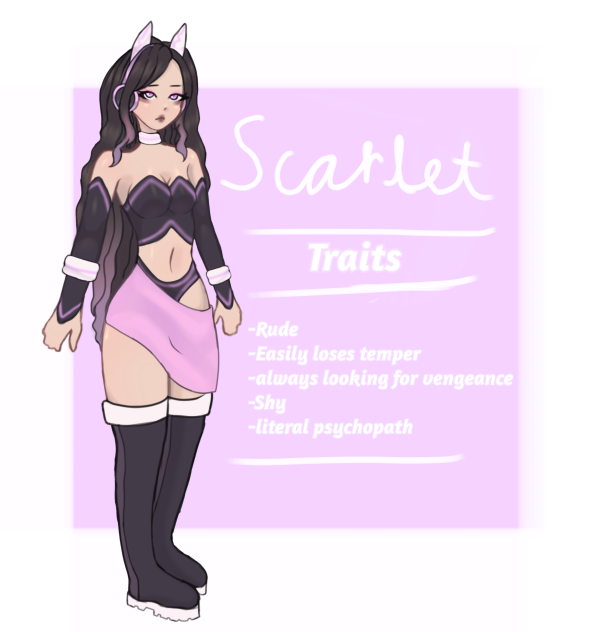 Character design Scarlet - ibisPaint