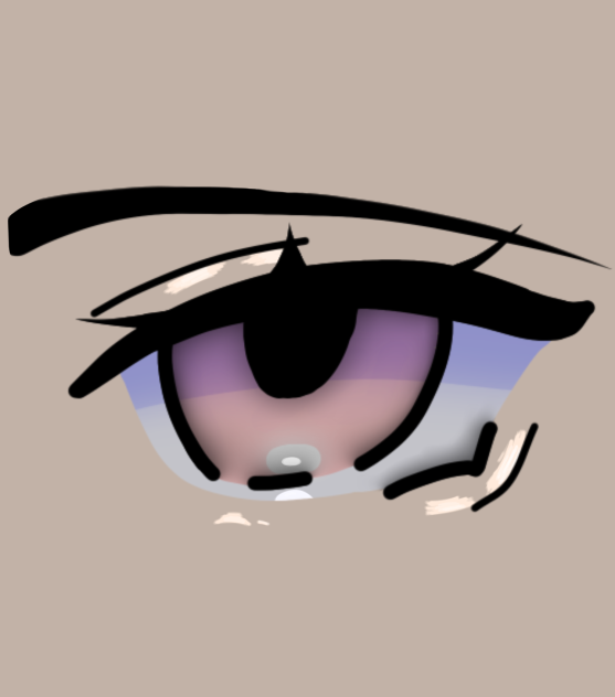 Drawing eyes without reference pt1 - ibisPaint