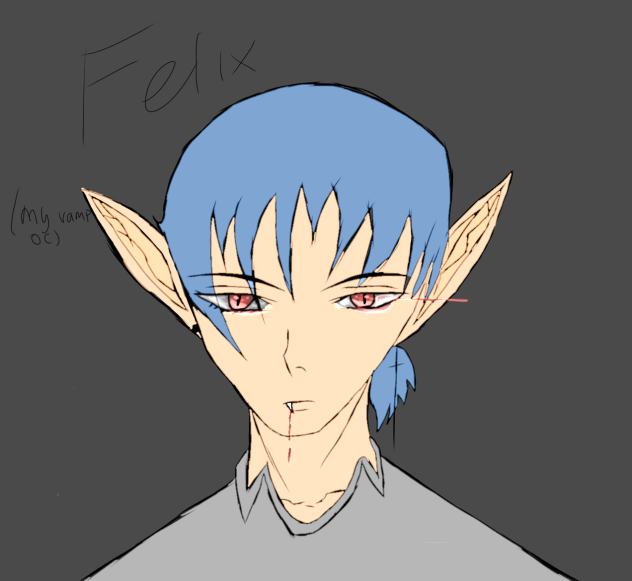 Felix(my vampire oc) - ibisPaint
