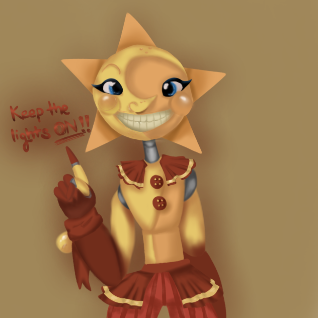 sun- fnaf security breach - ibisPaint
