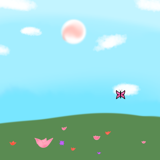 sunlit valley - ibisPaint