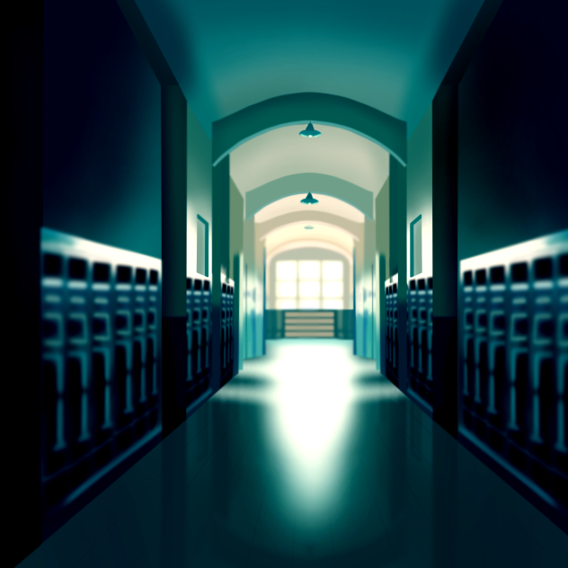 school corridor. - ibisPaint