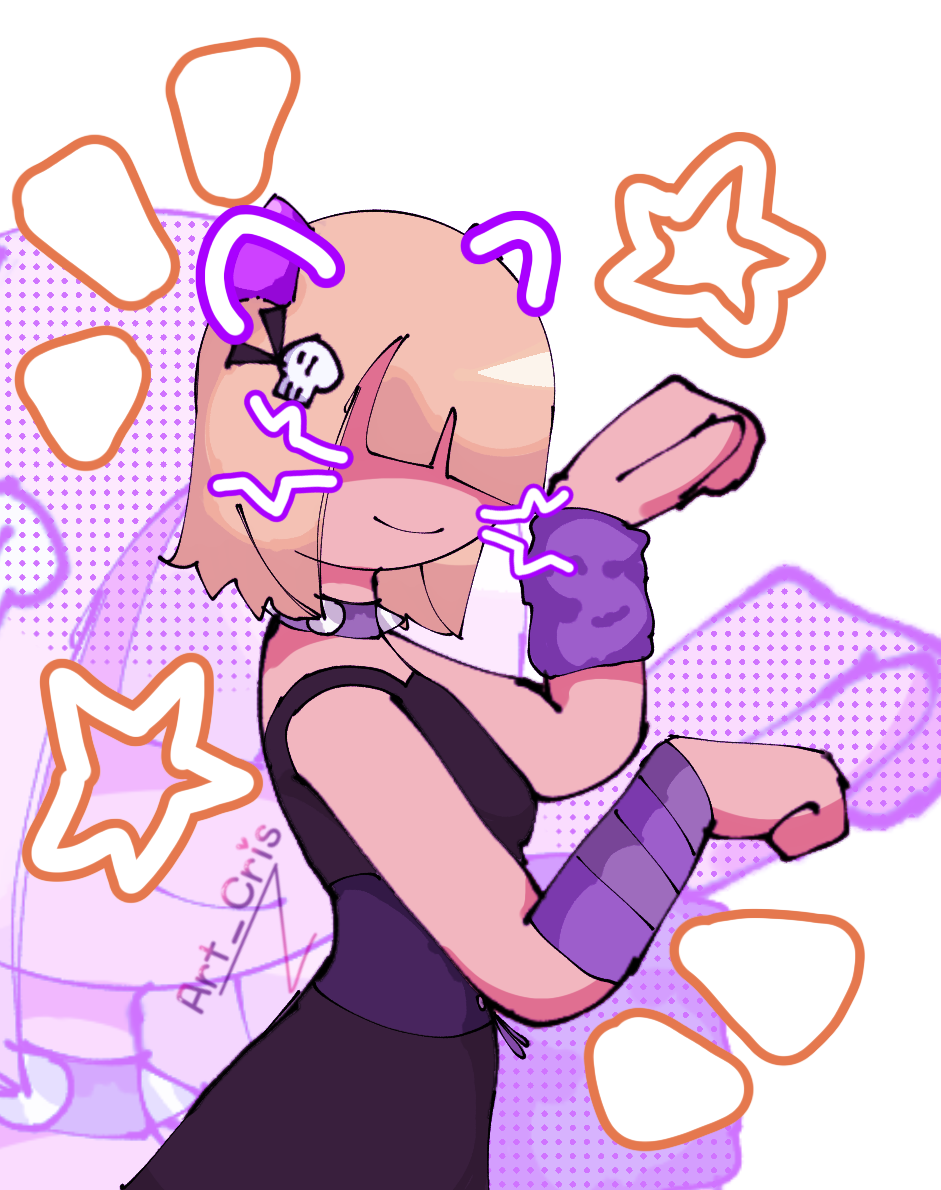 purple kitty - ibisPaint